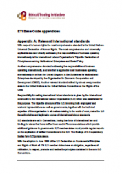 ETI Base Code appendices: standards and definitions | Ethical Trading ...